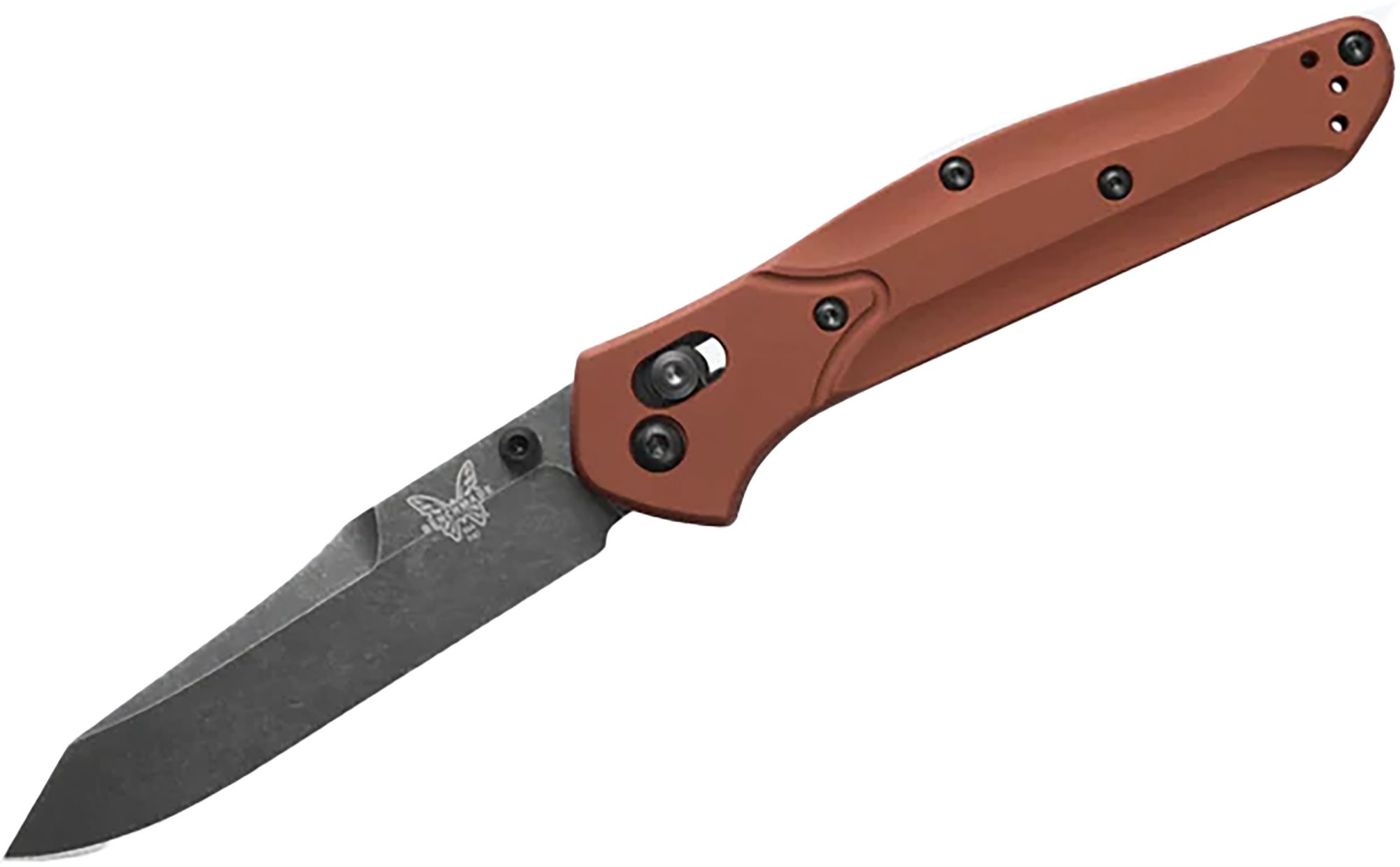 Benchmade Osborne Axis Burnt Copper Aluminum Reverse Tanto Knife ...