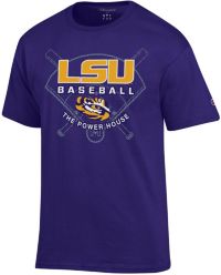 Champion Men's LSU Tigers Purple Baseball T-Shirt | Dick's Sporting Goods