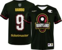 Champion Youth Maryland Whipsnakes Matt Rambo #9 Black Replica Jersey ...