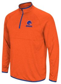 Colosseum Men's Boise State Broncos Orange 1/4 Zip Pullover | Dick's ...