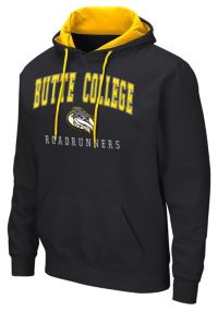 Colosseum Men's Butte College Roadrunners Black Pullover Hoodie | Dick ...