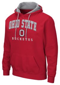 Colosseum Men's Ohio State Buckeyes Red Pullover Hoodie | Dick's ...