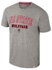 Colosseum Men's NC State Wolfpack Heather Grey Electromagnetic T-Shirt ...
