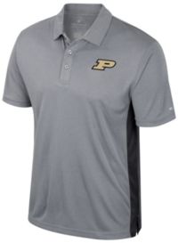 Colosseum Men's Purdue Boilermakers Heather Grey Set In Polo | Dick's ...