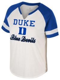 Colosseum Women's Duke Blue Devils Cream V- Notch T-Shirt | Dick's Sporting Goods