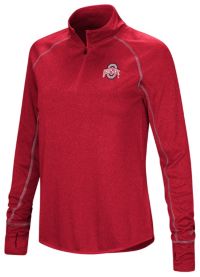 Colosseum Women's Ohio State Buckeyes Red 1/4 Zip Pullover | Dick's ...