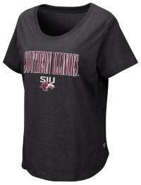 Colosseum Women's Southern Illinois Salukis Black T-Shirt | Dick's ...