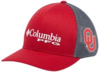 Columbia Adult Oklahoma Sooners Red PFG Snapback Adjustable Hat | Dick ...