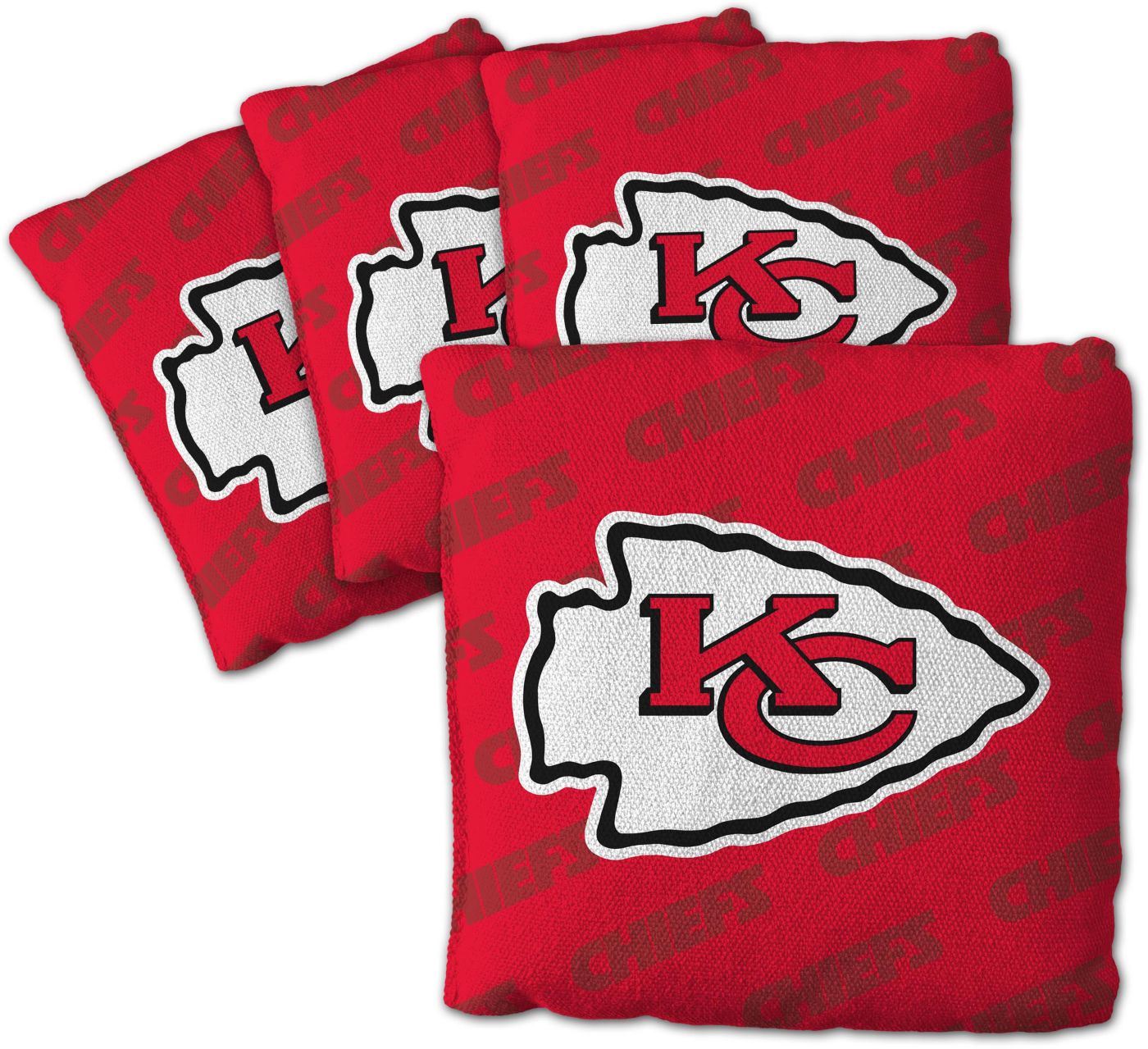 YouTheFan Kansas City Chiefs 4-Pack Red Cornhole Bean Bags | Dick's ...