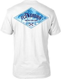 FloGrown Men's Blue Beach Landscape Short Sleeve T-Shirt | Publiclands