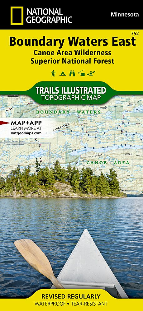 National Geographic Boundary Waters East Map | Publiclands