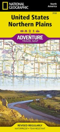 National Geographic US Northern Plains Map | Publiclands