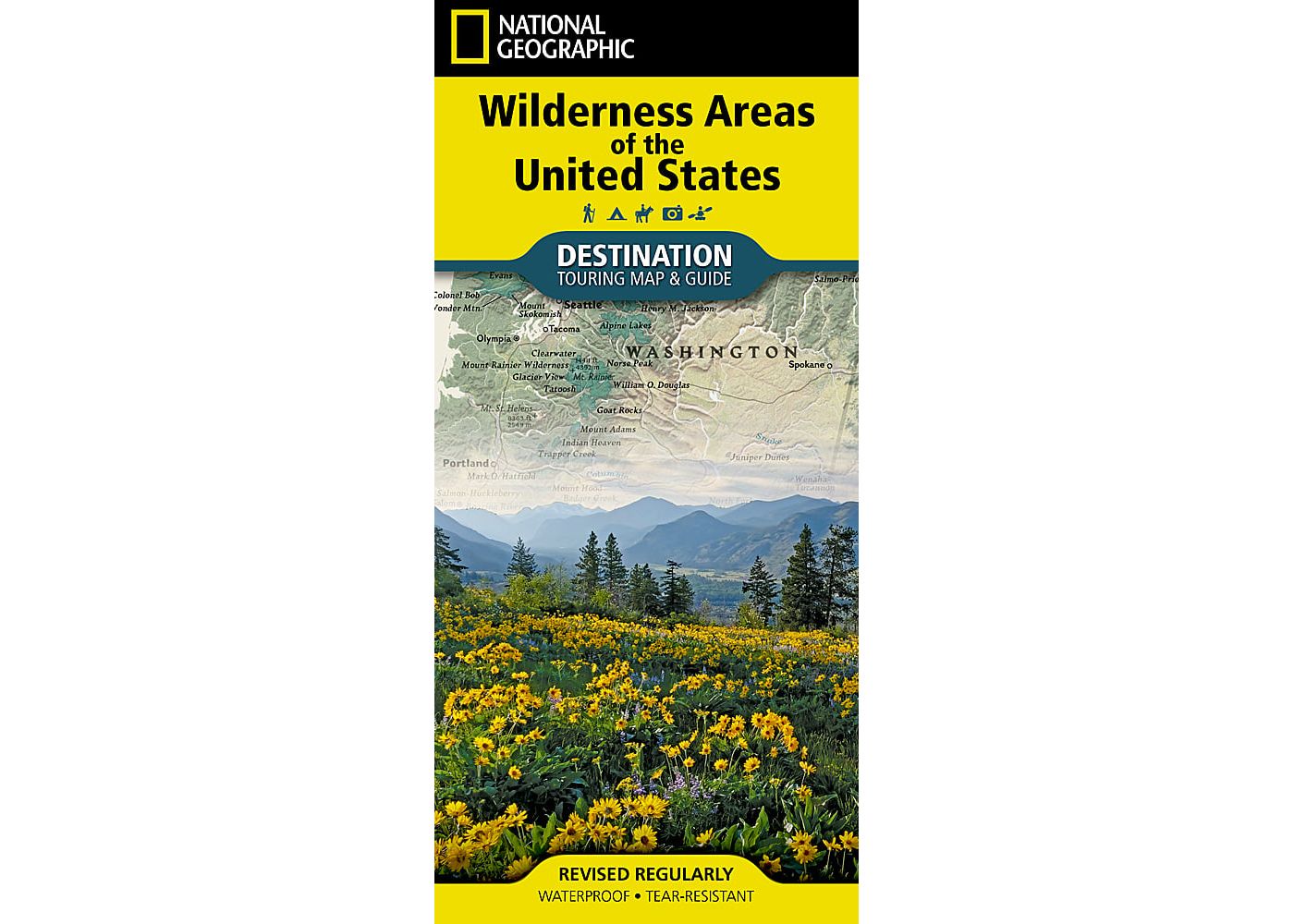 National Geographic Wilderness Areas of US Map | Publiclands
