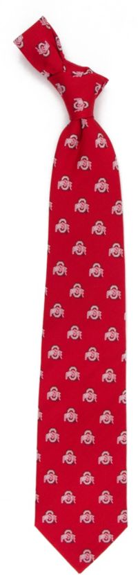 Eagles Wings Ohio State Buckeyes Woven Silk Echo Necktie | Dick's ...