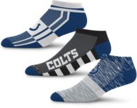 For Bare Feet Indianapolis Colts 3-Pack Streak Stripe Socks | Dick's ...