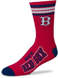For Bare Feet Youth Boston Red Sox 4-Stripe Deuce Socks | Dick's ...