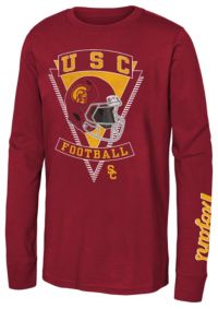 Gen2 Youth USC Trojans Dark Red Helmet Cutlture Long Sleeve T-Shirt ...