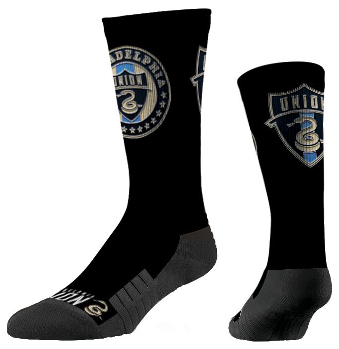 Strideline Philadelphia Union Chrome Socks International Shipping