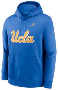 Jordan Men's UCLA Bruins True Blue Club Fleece Primary Logo Pullover ...