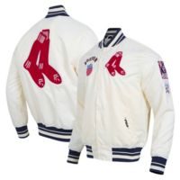 Pro Standard Men's Boston Red Sox Cream Satin Jacket | Dick's Sporting ...