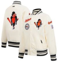 Pro Standard Youth Baltimore Orioles Cream Classic Satin Jacket | Dick ...