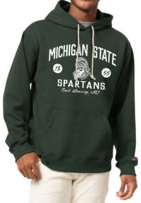 League-Legacy Men's Michigan State Spartans Green Fleece Pullover ...