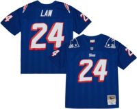 Mitchell & Ness Men's New England Patriots Ty Law #24 1995 Royal Blue ...