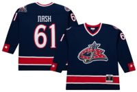 Mitchell & Ness Men's Columbus Blue Jackets Rick Nash #61 2003 Vintage ...