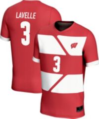 ProSphere Youth Wisconsin Badgers #3 Red Rose Lavelle Full Sublimated ...