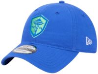 New Era Adult Seattle Sounders Bright Blue Logo Slouch 9Twenty ...