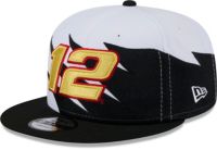 New Era Adult Nascar Ryan Blaney Black 9Fifty Jagged Adjustable Hat ...