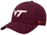 Nike Adult Virginia Tech Hokies Maroon Logo Club Adjustable Hat | Dick ...