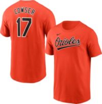 Nike Men's Baltimore Orioles Colton Cowser #17 Orange T-Shirt | Dick's ...