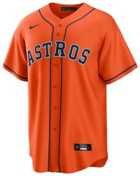 Nike Adult Houston Astros Orange Replica Jersey | Dick's Sporting Goods