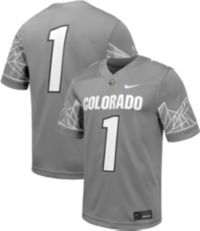 Nike Men's Colorado Buffaloes #1 Grey Prime Effect Football Jersey ...