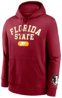 Nike Men's Florida State Seminoles Crimson Club Fleece Retro Double-Hit ...