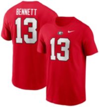 Nike Men's Georgia Bulldogs Stetson Bennett #13 Red T-Shirt | Dick's ...