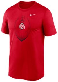 Nike Men's Ohio State Buckeyes Scarlet Dri-FIT Legend Icon T-Shirt ...