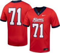 Nike Men's Liberty Flames #71 Red Replica Alternate Football Jersey ...