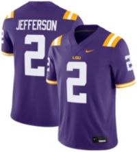 Nike Men's LSU Tigers Justin Jefferson #2 Purple Dri-FIT Replica ...