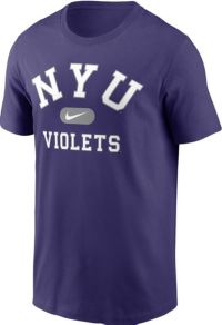 Nike Men's NYU Violets NYU Purple Core Cotton Logo T-Shirt | Dick's ...