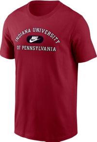 Nike Men's IUP Crimson Hawks Crimson Core Cotton Logo T-Shirt | Dick's ...