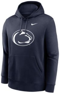 Nike Men's Penn State Nittany Lions Navy Logo Club Fleece Pullover ...