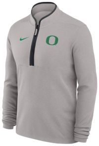 Nike Adult Oregon Ducks Victory Pewter Grey 1/2 Zip Sweater | Dick's ...