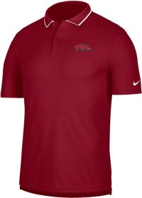 Nike Men's Arkansas Razorbacks Cardinal Dri-FIT Collegiate Polo | Dick ...