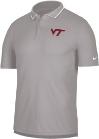 Nike Men's Virginia Tech Hokies Grey Dri-FIT Collegiate Polo | Dick's ...
