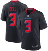 Nike Men's Houston Texans Tank Dell #3 Navy Alternate Game Jersey ...