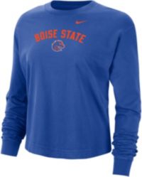 Nike Women's Boise State Broncos Blue Boxy Long Sleeve Shirt | Dick's ...