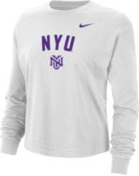 Nike Women's NYU Violets White Boxy Long Sleeve Shirt | Dick's Sporting ...