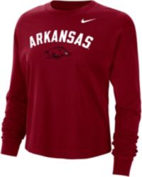 Nike Women's Arkansas Razorbacks Cardinal Boxy Long Sleeve Shirt | Dick ...